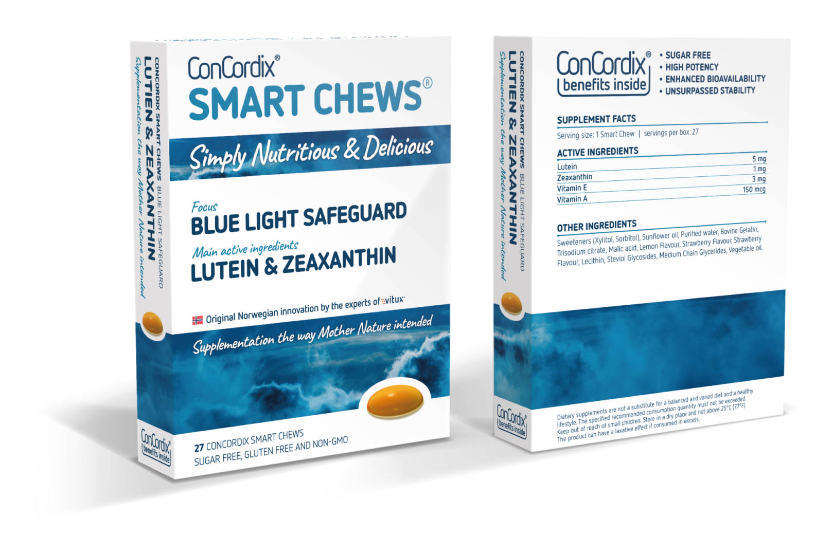 Blue Light SafeguardLutein & Zeaxanthin | Orange & Redberry