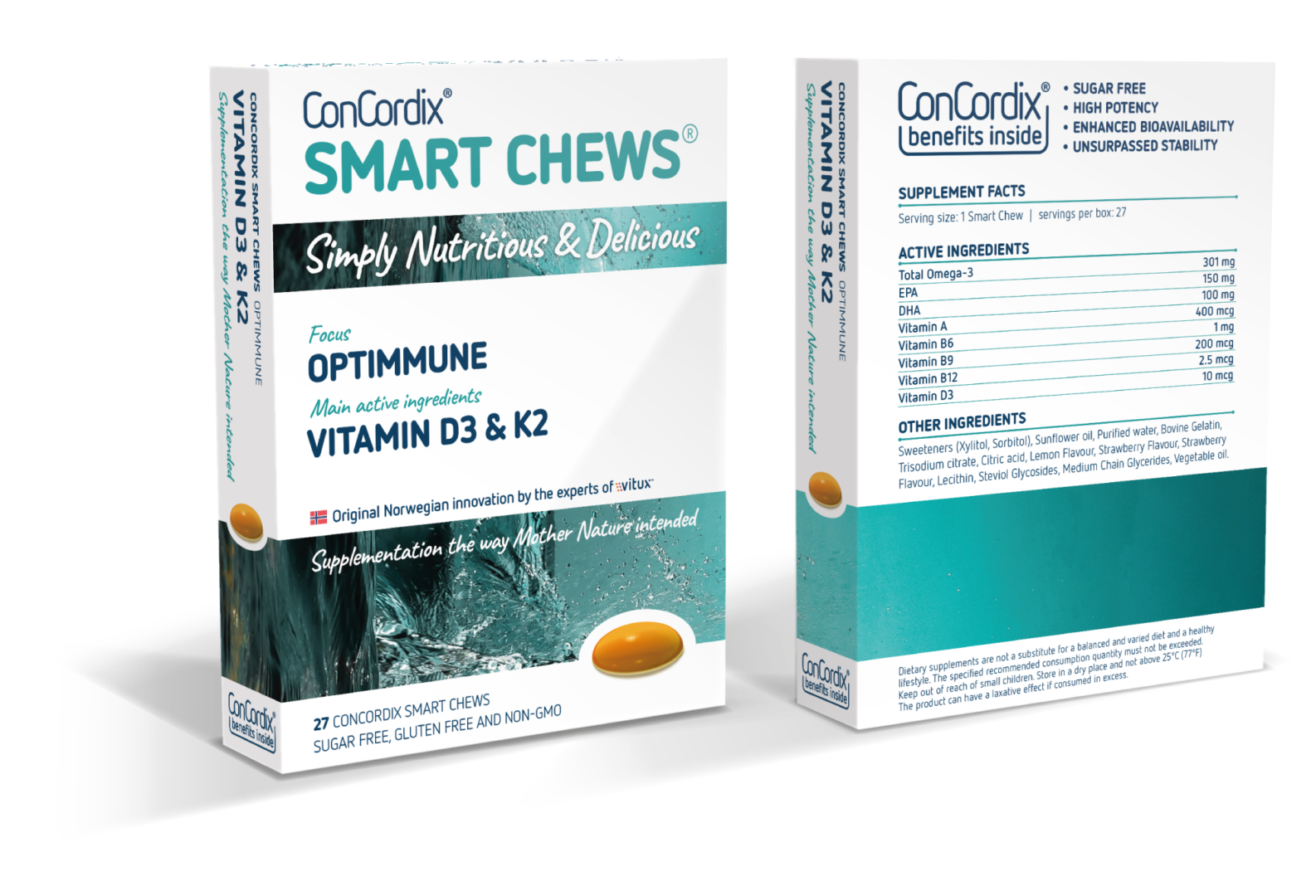 Optimmune Vitamin D3 & K2 | Strawberry & Lemon Flavor